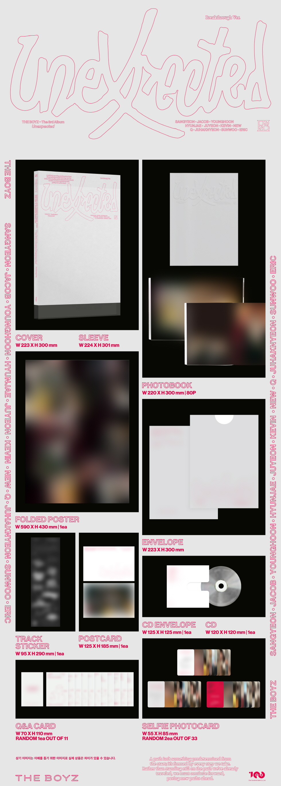 THE BOYZ – THE 3RD ALBUM [UNEXPECTED] BREAKTHROUGH VER. - Shimshop B2B