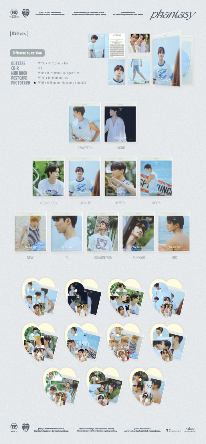 THE BOYZ – VOL.2 [PHANTASY] PART.1 CHRISTMAS IN AUGUST (DVD VER.) - Shimshop B2B